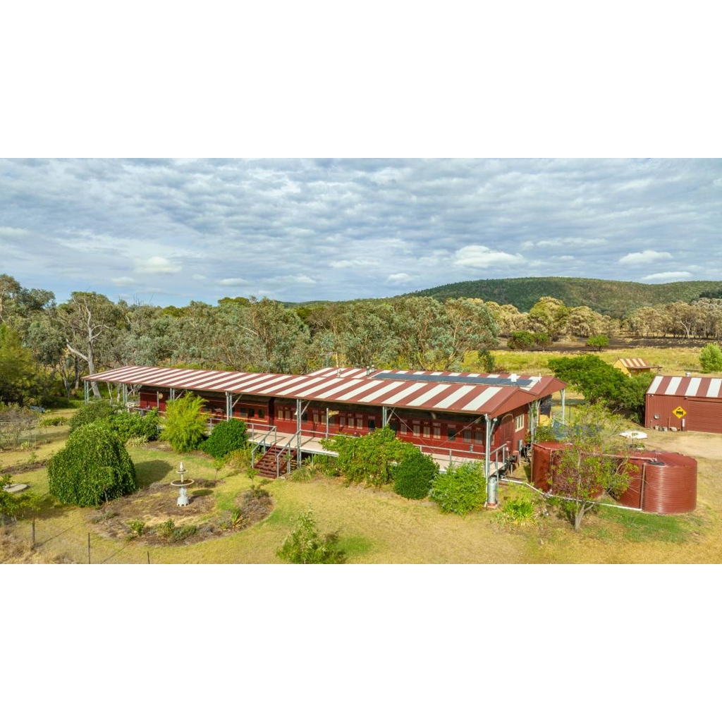 All aboard: amazing train-carriage house looks on track for sale