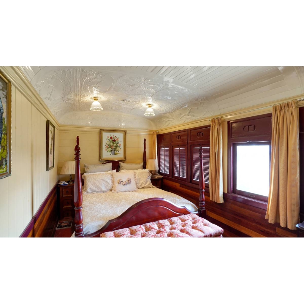 All aboard: amazing train-carriage house looks on track for sale