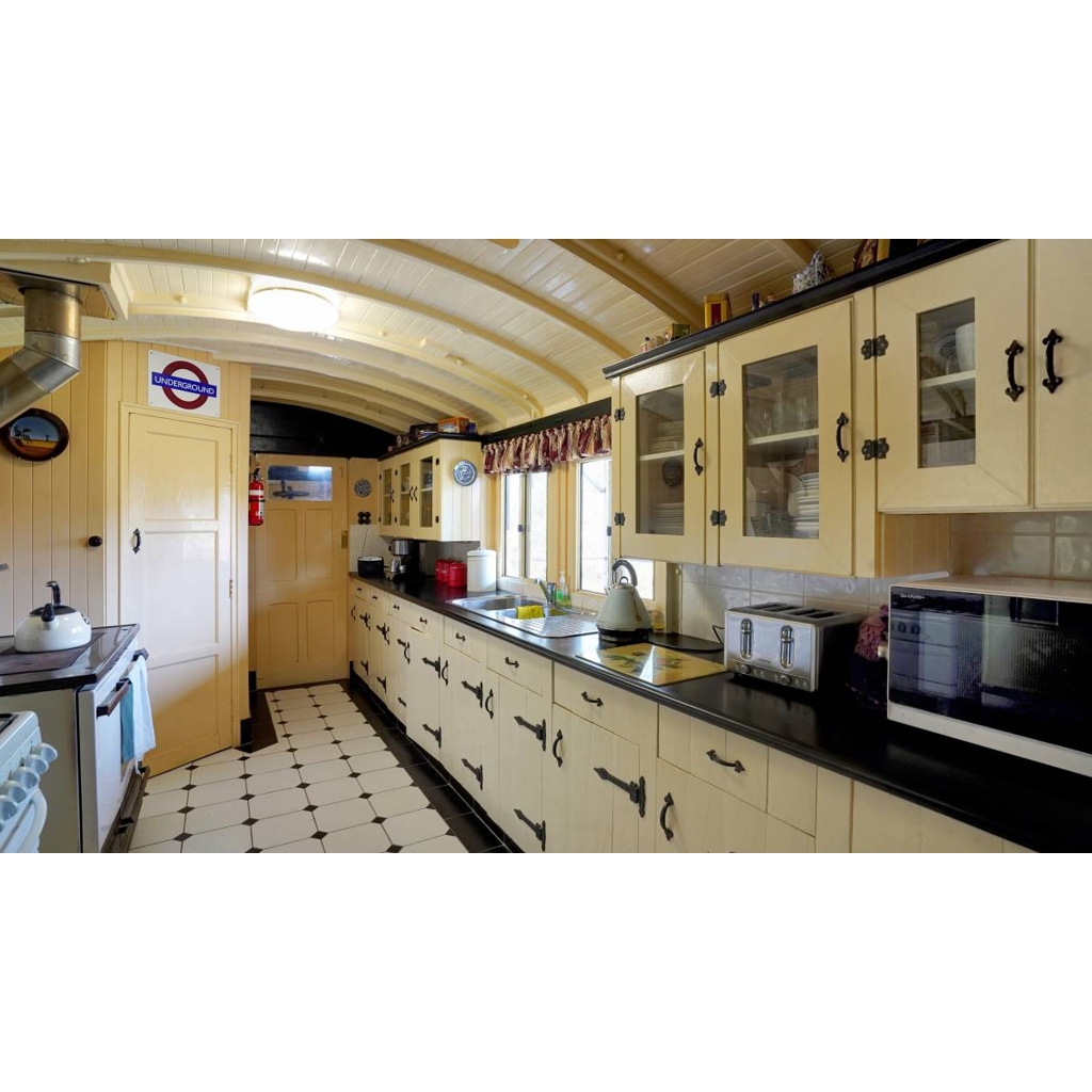 All aboard: amazing train-carriage house looks on track for sale