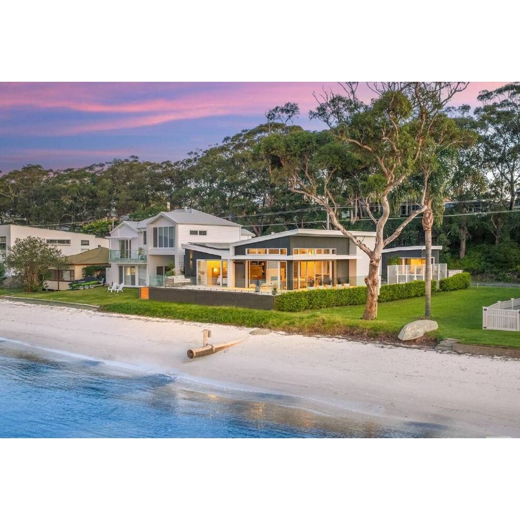 Millionaire row: three homes on Salamander Bay waterfront strip pull in ...