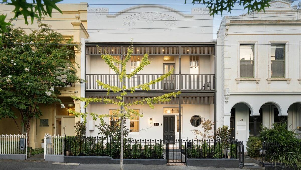 The grand Carlton home that comes with its own hand-painted mural