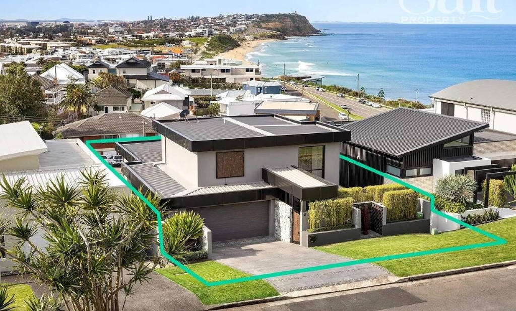 Luxury house with views from Merewether to Bar Beach listed on Lloyd Street
