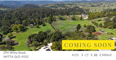 Sold 294 Witta Road, Witta, QLD 4552 for $1,200,000 on 10 Sep, 2024